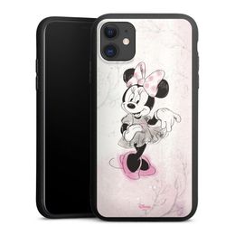 DeinDesign iPhone 11 Handy Premium Silikon H&uuml;lle Handyh&uuml;lle schwarz Case Vintage Minnie Mouse Disney Silikon Premium Case