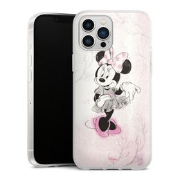 DeinDesign iPhone 13 Pro Max Handy Silikon H&uuml;lle Case transparent Handyh&uuml;lle Vintage Minnie Mouse Disney Silikon Case