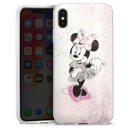 DeinDesign iPhone Xs Max Handy Silikon H&uuml;lle Case transparent Handyh&uuml;lle Vintage Minnie Mouse Disney Silikon Case
