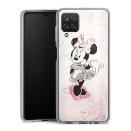DeinDesign Galaxy A12 Handy Silikon H&uuml;lle Case transparent Handyh&uuml;lle Minnie Mouse Vintage Disney Silikon Case