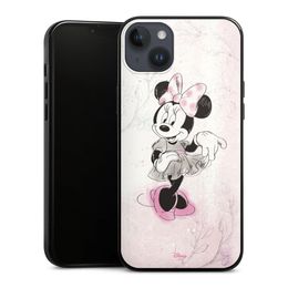 DeinDesign iPhone 14 Plus Handy Silikon H&uuml;lle Case schwarz Handyh&uuml;lle Vintage Minnie Mouse Disney