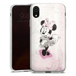 DeinDesign iPhone Xr Handy Silikon H&uuml;lle Case transparent Handyh&uuml;lle Vintage Minnie Mouse Disney Silikon Case