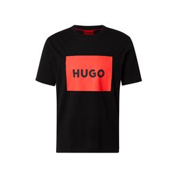 Hugo T-Shirt 'Dulive222' Herren Gr&ouml;&szlig;e XS hellrot / schwarz