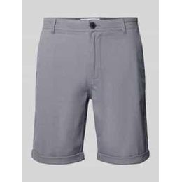 Selected Homme Slim Fit Bermudas in unifarbenem Design Modell 'LUTON'