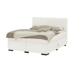 Boxi Boxspringbett mit Bettkasten Boxi Classic ¦ creme ¦ Maße (cm): B: 160 H: 125