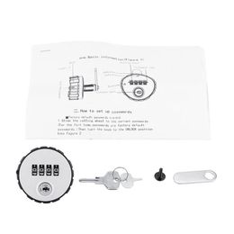 Eosnow - Digitaler Code-Kombinations-Nockenschrank aus Zinklegierung, praktisches, passwortgeschütztes Schloss mit Schlüsseln, 26 mm