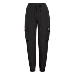 Cargohose North Bend "Cargohose NBTosca W mit wasserabweisender Membran" Gr. 38, N-Gr, schwarz, Damen, Obermaterial: 94% Polyester PES. 6% Elasthan EL., unifarben, Hosen