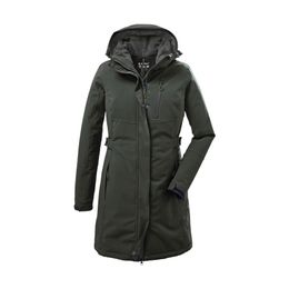 Parka Killtec "KOW 165 WMN PRK", Damen, Gr. 36, grün (olivgrün), Oberstoff: 100% Polyester, Futter: 100% Polyester, Wattierung: 100% Polyester, sportlich, Jacken