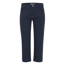 Stoffhose Fransa "Stoffhose FRFotwill" Gr. 34, N-Gr, blau (navy blazer), Damen, Web, Obermaterial: 97% Baumwolle CO. 3% Elasthan EL., Hosen