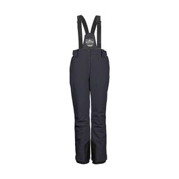 Skihose Killtec "KSW 249 WMN SKI PNTS", Damen, Gr. 36, Normalgrößen, blau (dunkelblau), Oberstoff: 100% Polyester, Futter: 100% Polyester, Wattierung: 100% Polyester, sportlich, Hosen