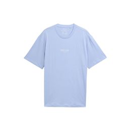 Tom Tailor Denim T-Shirt Herren Größe XL hellblau / weiß