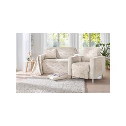 WITT Wohnprogramm, beige, Größe 38x38 cm - Kissenhülle