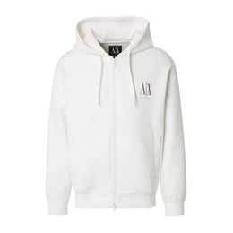 Armani Exchange Zip-Up Hoodie male White size M