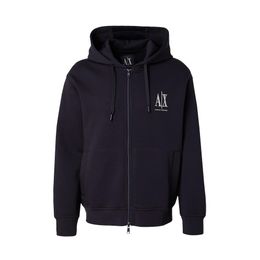 Armani Exchange Zip-Up Hoodie male Blue size S