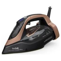 Tefal Dampfbügeleisen "FV9E50 Ultimate Power Pro", schwarz (schwarz, bronze), B:15,2cm H:15,5cm T:32cm, Bügeleisen, 85 g/Min. kontin. Dampfabgabe, 300 g/Min. Dampfstoß, selbstreinigend