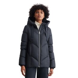 Marc O'Polo Outdoorjacke MARC O'POLO "mit wasserabweisender Oberfläche" Gr. 32, blau, Damen, Obermaterial: 100% Polyester; Füllung: 30% Feder, unifarben, Jacken