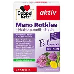 Doppelherz Meno Rotklee + Nachtkerzenöl + Biotin 30 St