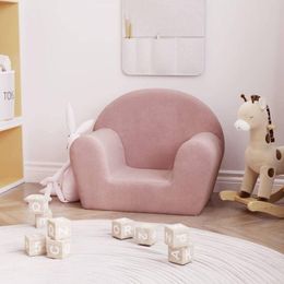 vidaXL - Kindersofa Rosa Weich Plüsch