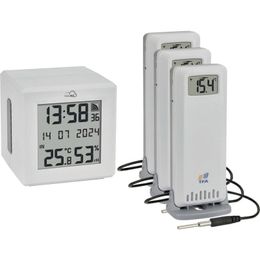 TFA.me Starter Set wlan Gateway ID-01 mit 3 Sendern ID-A3 Funk-Thermometer digital Weiß - Tfa Dostmann