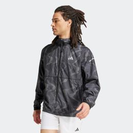 Laufjacke adidas Performance "ULT PREM JKT" Gr. L, schwarz, Herren, Obermaterial: 100% Polyester, Jacken, Reflektierend für Sichtbarkeit in der Dunkelheit