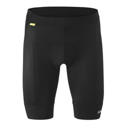 Fahrradhose Gonso "Essential Shorts Kit M", Herren, Gr. 4XL, Normalgr&ouml;&szlig;en, schwarz, 78% Polyamid, 22% Elasthan, Hosen Fahrradhose, Herren Rennradhose mit Sitzpolster, kurze moderne Radhose, Tight Fit