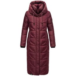 Steppmantel Navahoo "Waffelchen" Gr. M (38), rot (weinrot), Damen, Obermaterial: 100% Polyester, Futter: 100% Polyester, Wattierung: 100% Polyester, Mäntel, Wintermantel mit Gehschlitzen und Kapuze