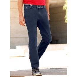 Brühl 5-Pocket-Hose BRÜHL, Herren, Gr. 27, Unterbauchgrößen, blau (marine), 98% Baumwolle, 2% Elasthan, unifarben, lang, Hosen