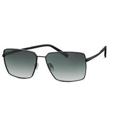 Marc O'Polo Sonnenbrille MARC O'POLO, Damen, schwarz, metallic, klassisch, Brillen, mit Verlaufstönung