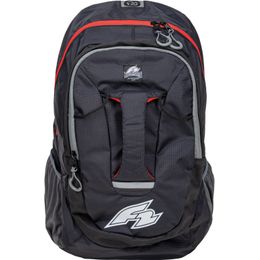 F 2 Rucksack F2 "F2 Shark", schwarz, Rucksäcke, Damen, B/T: 30cm x 14cm, Stoff, Polyester, Strukturmuster, B:30cm T:14cm