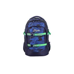 Schulrucksack 2be "Back to School", Kinder, Gr. B: 22.8cm, blau, casual, Rucksäcke, RPET Polyester material