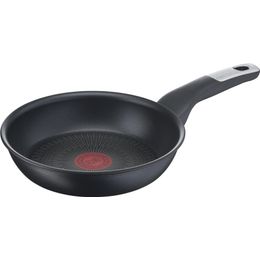 Bratpfanne Tefal "Unlimited", schwarz, H:5cm Ø:20cm, Pfannen, kratzfest, Induktionspfanne, Temperaturanzeiger, Made In France