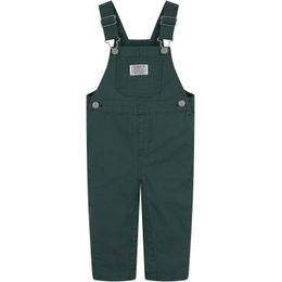 Latzhose LEVI'S KIDS Gr. 24M (92), N-Gr, grün (bistro grün), Jungen, Obermaterial: 98% Baumwolle, 2% Elasthan, Hosen