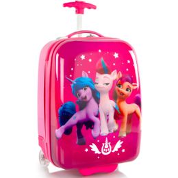 Kinderkoffer Heys "My Little Pony pink, 46 cm", Gr. B/H/T: 32cm x 46cm x 23cm 26 l, pink, Polycarbonat-Verbundwerkstoff, mehrfarbig, festlich, Koffer, Heys x Joachim Llambi Kindertrolley Kinder Reisegepäck