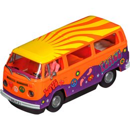 Rennbahn-Auto Carrera "VW Bus T2b "Peace and Love"", bunt, Autorennbahn-Fahrzeuge, KinderB:10cm H:13cm T:20,5cm, mit Lichteffekt, B:10cm H:13cm T:20,5cm