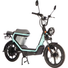 SFM BIKES E-Mofaroller SAXXX "Prima E", blau (türkis, grau), ElektromotorrollerB:68cm H:103cm L:172cm, B:68cm H:103cm L:172cm