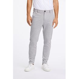 Stoffhose LINDBERGH Gr. XL, N-Gr, grau (lt grau mix), Herren, Stoff, Obermaterial: 75% Polyester, 22% Viskose, 3% Elasthan. Futter: 65% Polyester, 35% Baumwolle, meliert, Hosen, mit Stretch