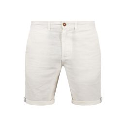 !Solid Shorts SOLID "Shorts SDLoras", Herren, Gr. XXXL, N-Gr, weiß (sanftes weiß), Obermaterial: 55% Leinen LI. 45% Baumwolle CO., casual, regular fit normal, Hosen