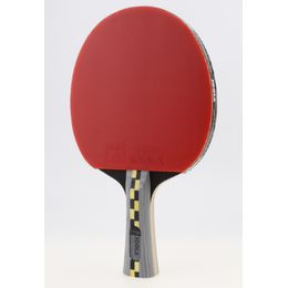 Tischtennisschläger Joola "Carbon Pro", bunt (gelb, hellgrau, rot, schwarz), TischtennisschlägerB:153mm L:256mm T:14mm, B:153mm L:256mm T:14mm