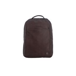 Cityrucksack DISCOVERY "Heritage" Gr. B: 31cm, braun, Polyurethane, Rucksäcke, mit praktischem Schlüsselhalter