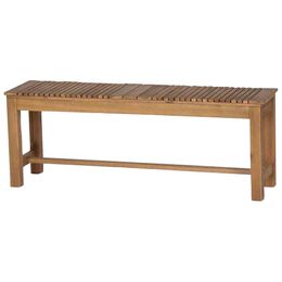 Sitzbank siena GARDEN "Falun", beige (natur), B:33cm H:45cm T:120cm, FSC-zertifiziertes Holz, Sitzbänke, 2er Bank, Akazienholz, 120x33x45 cm