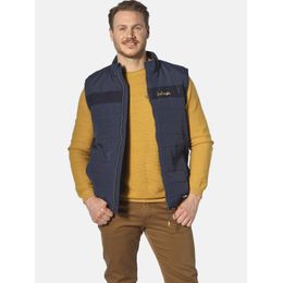 Steppweste Jan Vanderstorm "Outdoorweste ULOF", Herren, Gr. 54, blau (dunkelblau), Obermaterial: 100% Polyamid PA., casual, comfort fit normal, Westen, gefüttert & wattiert