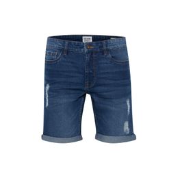 !Solid Jeansshorts SOLID "Jeansshorts SDNoyton" Gr. L, N-Gr, blau (middle blau denim), Herren, Web, Obermaterial: 98% Baumwolle CO. 2% Elasthan EL., Jeans