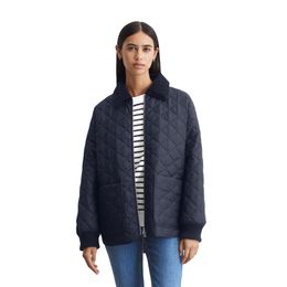 Marc O'Polo Outdoorjacke MARC O'POLO DENIM "aus wasserabweisendem Ripstop" Gr. XXL, blau, Damen, Obermaterial: 100% Polyester, unifarben, Jacken