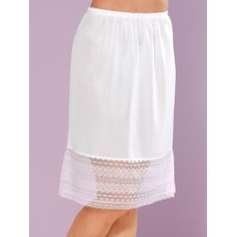 wäschepur Unterrock WÄSCHEPUR, Damen, Gr. 38, weiß, 100% Polyester, unifarben, Röcke