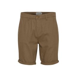 Shorts 11 Project "Shorts PROeysted", Herren, Gr. L, N-Gr, braun (shitake), Obermaterial: 58% Leinen LI. 42% Viskose LENZING ECOVERO CV LenzEcov., casual, regular fit normal, Hosen