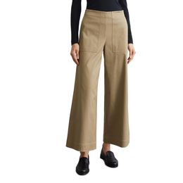 Marc O'Polo Chinohose MARC O'POLO "aus Organic Cotton-Lyocell-Stretch" Gr. 32, Normalgrößen, beige, Damen, Obermaterial: 69% Baumwolle, 29% Lyocell, 2% Elasthan, unifarben, Hosen