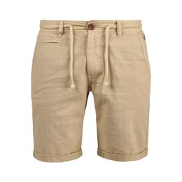 Shorts Blend "Shorts BHLias", Herren, Gr. M, N-Gr, beige (chalk stone), Obermaterial: 55% Leinen LI. 45% Baumwolle CO., casual, regular fit kurz, Hosen