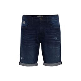 Jeansshorts 11 Project "Jeansshorts PRNarvik" Gr. S, N-Gr, blau (denim dunkelblau), Herren, Obermaterial: 98% Baumwolle CO. 2% Elasthan EL., unifarben, Jeans