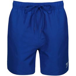 Badeshorts Reebok ""Yale"", Herren, Gr. XL, N-Gr, blau, Polyester, unifarben, sportlich, Badehosen, mit Kordelzug und elastischem Bund