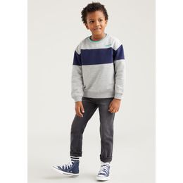 Stretch-Jeans LEVI'S KIDS "LVB 512 SLIM TAPER JEAN" Gr. 16/176, N-Gr, schwarz (schwarz used), Jungen, Denim/Jeans, Obermaterial: 81% Baumwolle, 18% Polyester, 1% Elasthan, unifarben, Jeans, for BOYS